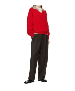 SSSTEIN Wool Gabardine Trousers