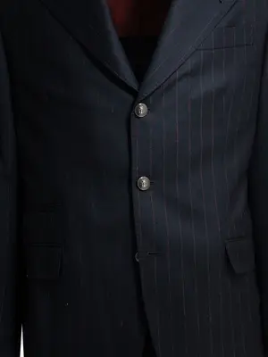Brunello Cucinelli Long-sleeved Suit Jacket And Trousers Two-piece Set