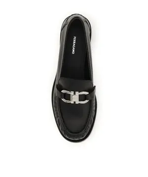 FERRAGAMO Leather Loafers