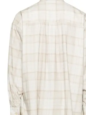Our Legacy Borrowed Checked Oversized Shirt - No