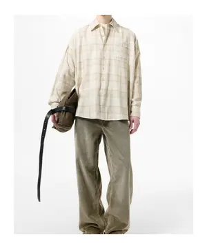 Our Legacy Borrowed Checked Oversized Shirt - No