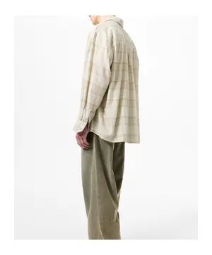 Our Legacy Borrowed Checked Oversized Shirt - No