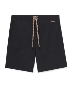 Burberry Logo Graphic Swim Shorts - Black