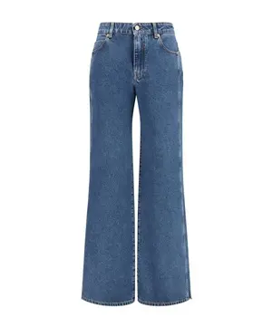 Balmain High-rise Wide-leg Jeans - Blue