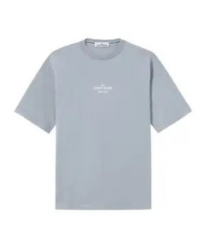 Stone Island Regular-fit T-shirt With Seasonal Archivio Print - Ashes