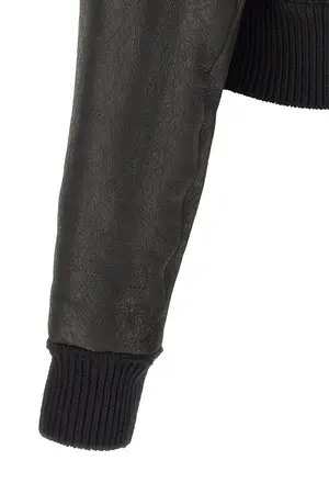 Rick Owens Flight Jkt Cropped' Bomber Jacket