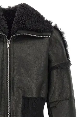 Rick Owens Flight Jkt Cropped' Bomber Jacket