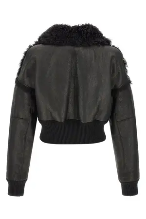 Rick Owens Cropped Flight Bomber Jacket