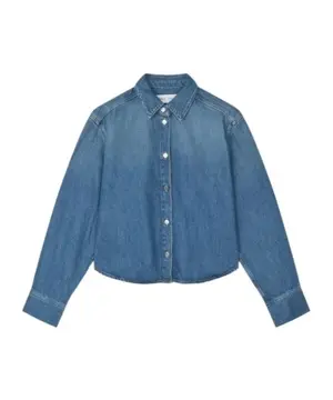 SAMSOE SAMSOE Denim Shirt - Blue