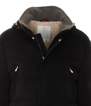 Brunello Cucinelli Long-sleeved Cotton-padded Jacket