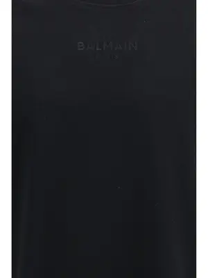 Balmain Logo-embroidered T-shirt