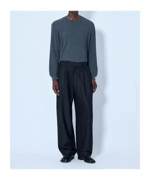 SSSTEIN Pleated Wide-leg Trousers