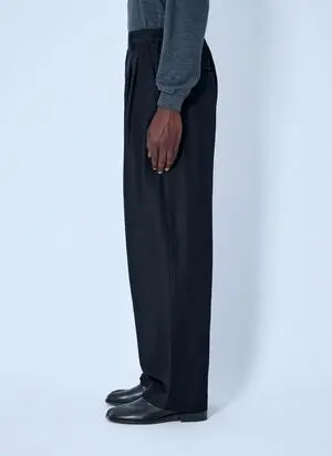 SSSTEIN Pleated Wide-leg Trousers