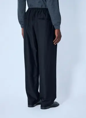 SSSTEIN Pleated Wide-leg Trousers