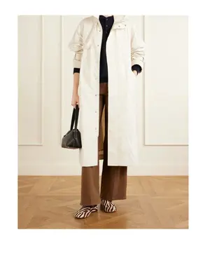 FRAME Long-sleeved Trench Coat
