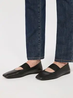 Max Mara Square-toed Ballet Shoes