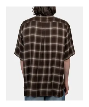 SSSTEIN Check-pattern Shirt