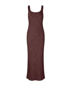 SAMSOE SAMSOE Sleeveless Woven Maxi Dress - Fudge