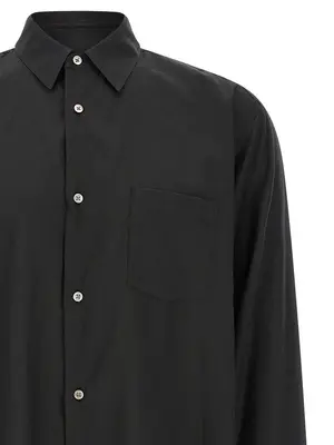 SSSTEIN Chest-pocket Long-sleeved Oversized Shirt