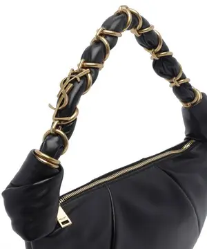 Saint Laurent Amalia Mini Hobo In Lambskin