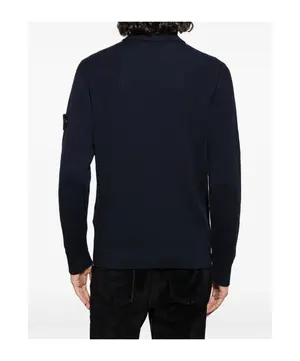 Stone Island Ribbed-knit Turtleneck Sweater