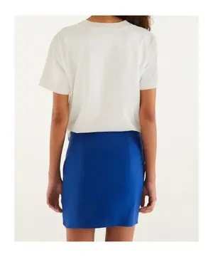 Farm Rio Seahorse Embroidery Mini Skirt