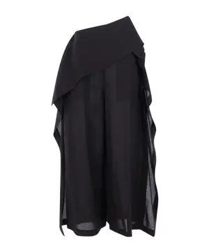 Issey Miyake Asymmetric Fold-over Trousers