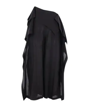 Issey Miyake Asymmetric Fold-over Trousers