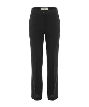 Valentino Garavani Straight-leg Casual Pants - Black