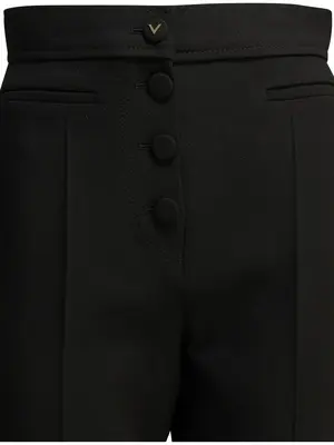 Valentino Garavani Button-front Tailored Trousers