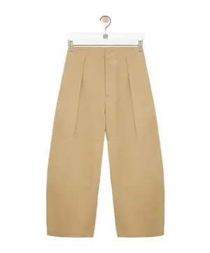 Loewe Pleated Casual Pants - Light Brown