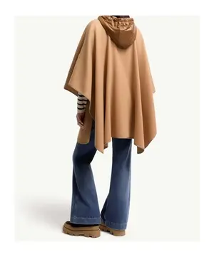 Moncler Padded Wool Blend Cape