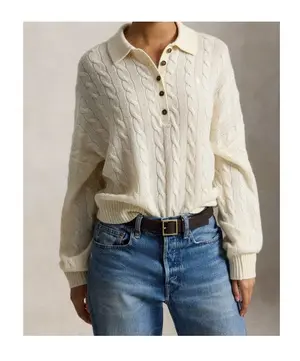 Polo Ralph Lauren Cable Knit Polo Sweater