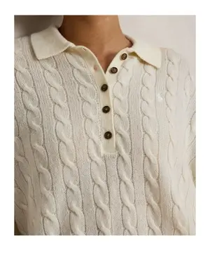 Polo Ralph Lauren Cable Knit Polo Sweater