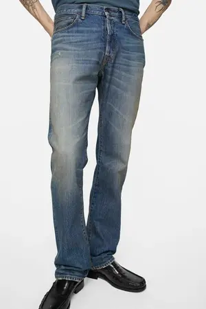 Acne Studios 1996 Medium Wash Regular Fit Jeans