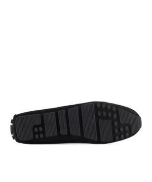 Emporio Armani Suede Penny Moccasins