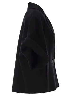 Max Mara Short Wool Broadcloth Coat