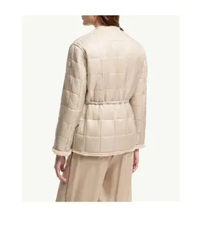 Moncler Tipule Reversible Short Padded Jacket - Light Beige