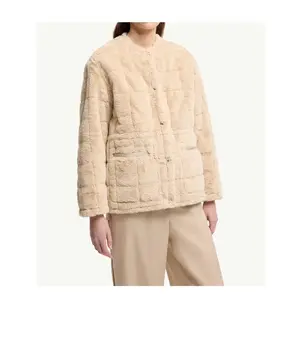 Moncler Tipule Reversible Short Padded Jacket - Light Beige
