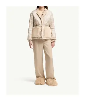 Moncler Tipule Reversible Short Padded Jacket - Light Beige