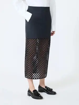 Max Mara Pocket Skirt With Back Vent