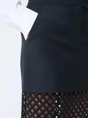 Max Mara Pocket Skirt With Back Vent