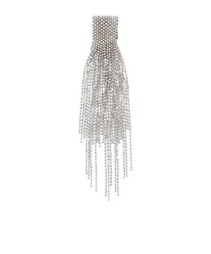 Fabiana Filippi Metal Dangle Earrings With Rhinestones