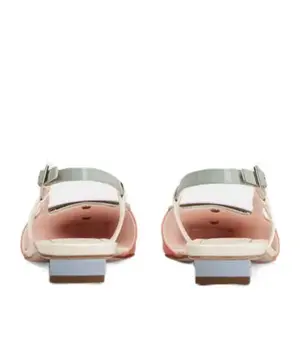 ROGER VIVIER Belle Vivier Slingback Ballerinas In Patent Leather - Multicolour