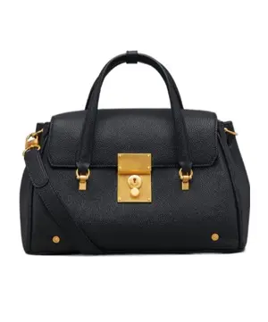 Thom Browne Small Bolton Leather Tote Bag