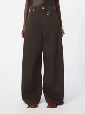 Sportmax Siamese Wide Leg Jeans
