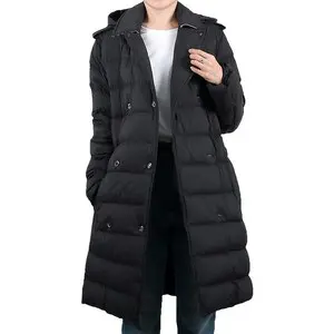 Burberry Belted Hooded Down Jacket