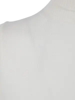 Sportmax Eschimo Sleeveless Turtleneck Jumper - White