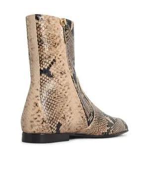 Khaite Colt Ankle Boots In Snake Leather