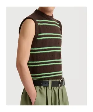 Marni Cashmere Vest With Openwork Knit
